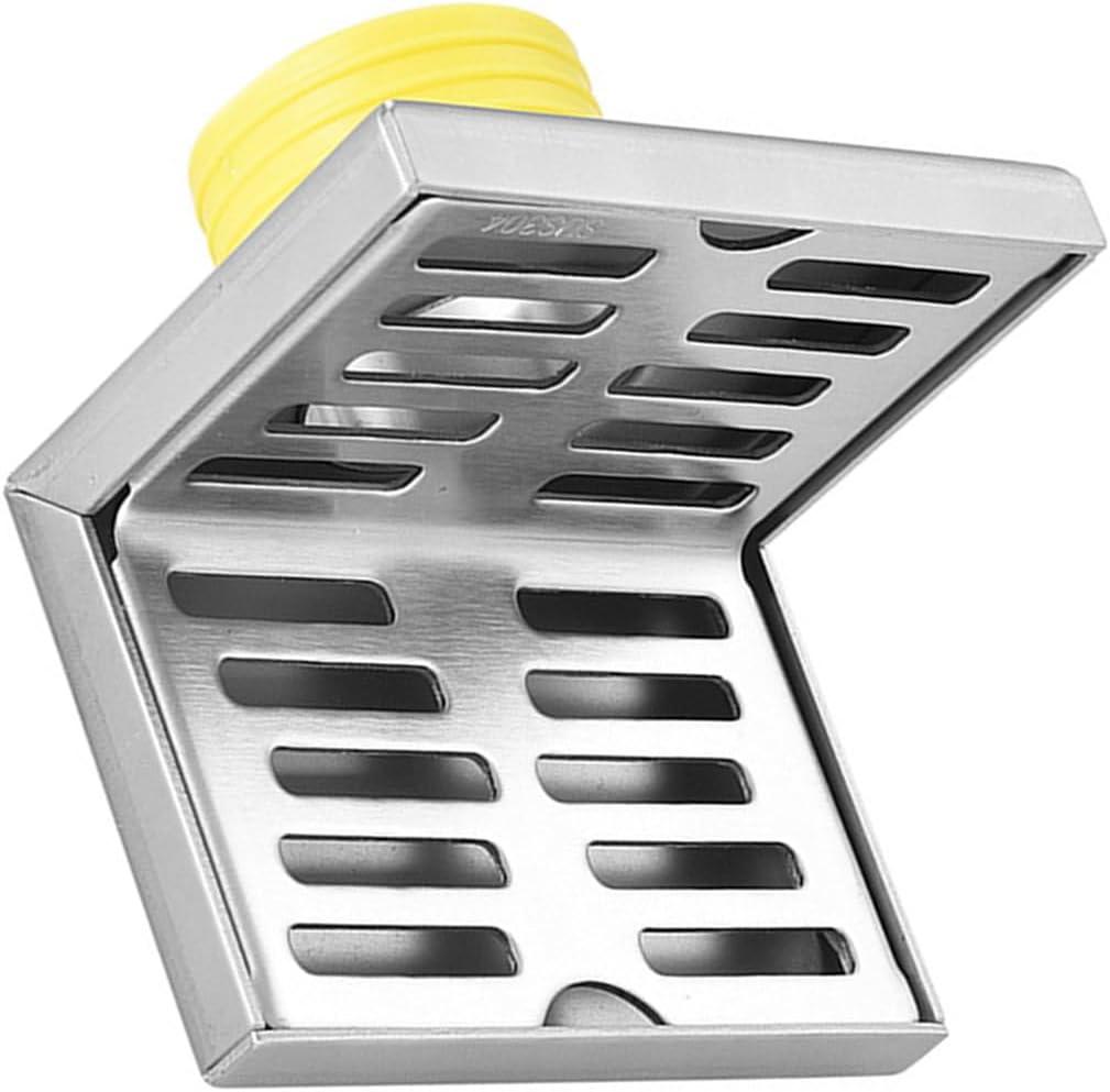 Anti-wear L Stainless Steel Bathroom Tile Insert Floor Drainer Square ...