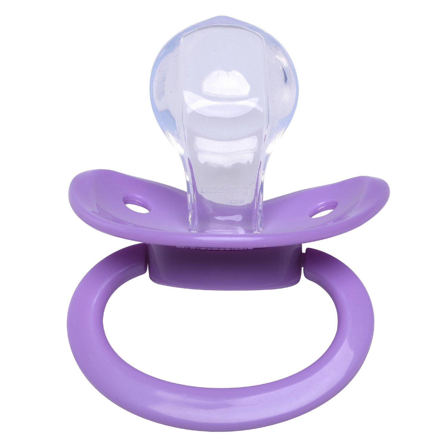 Buy LittleForBig Large Teat Shield Pacifier Gen 1 - Adult Size Light ...