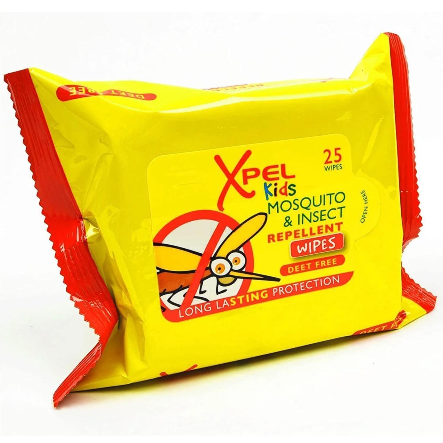 VONRUSS-UK Sensitive DEET-Free Mosquito Repellent Wipes for Kids ...