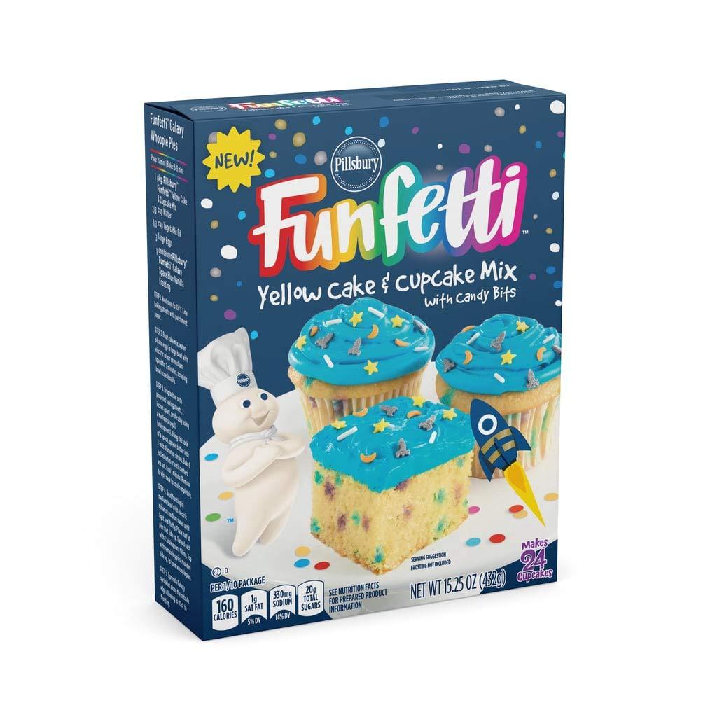 Pillsbury Space Galaxy Birthday Cake and Cupcake Bundle Funfetti Mix ...