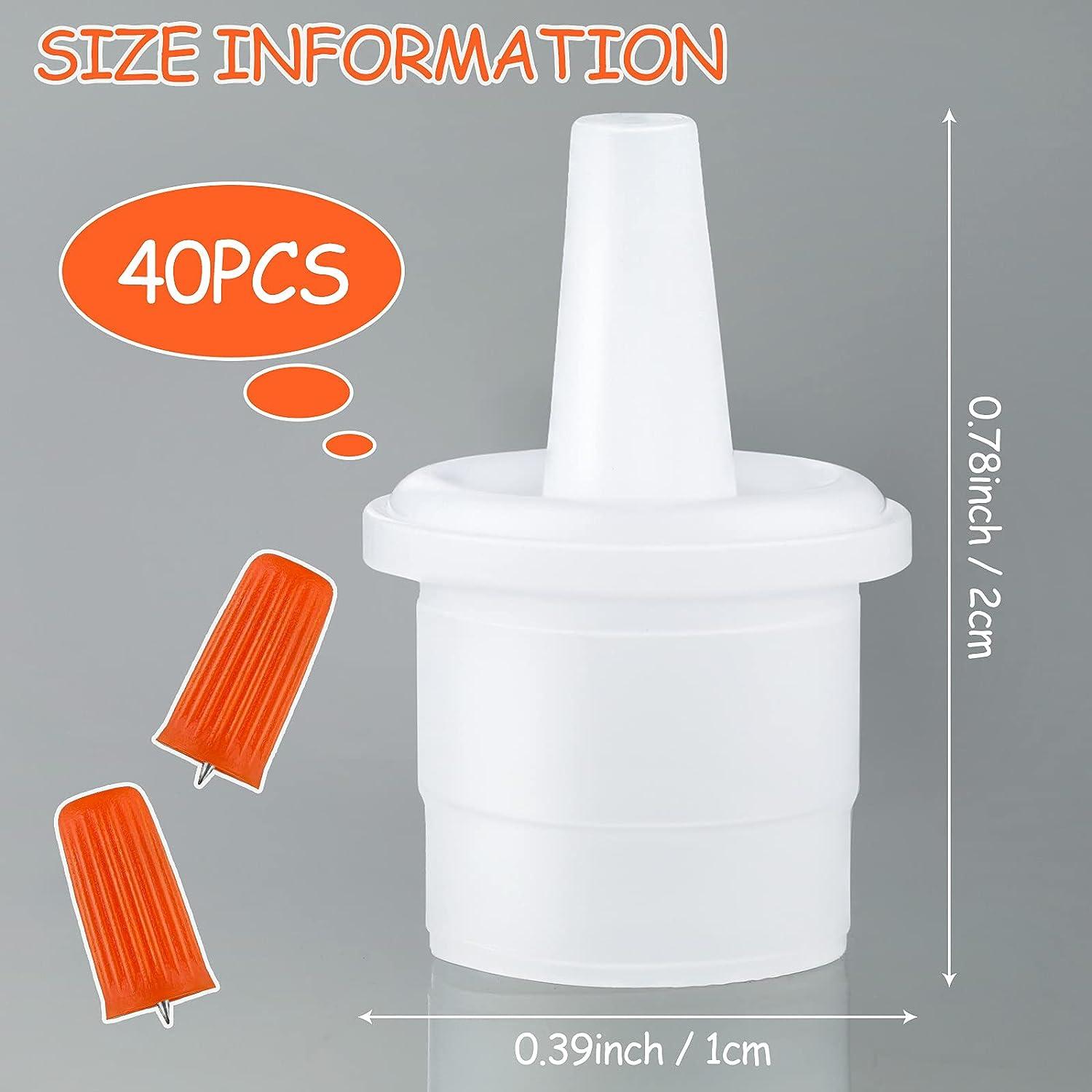44 Pieces Eyelash Glue Bottle Nozzle Caps & Tips for Extensions - Home ...