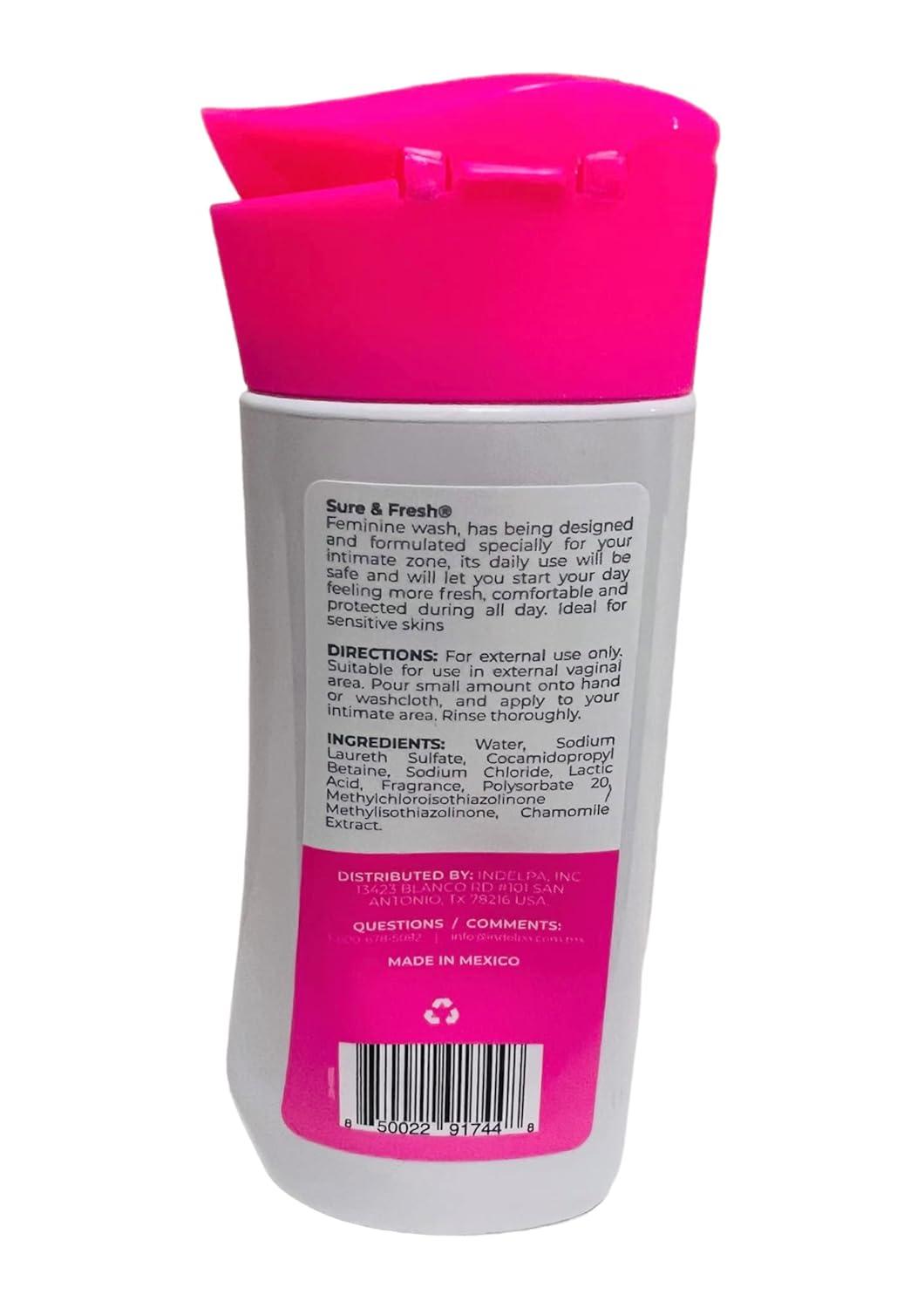 Sure & Fresh Intimate Cleansing Feminine Wash - Gentle and Effective ...