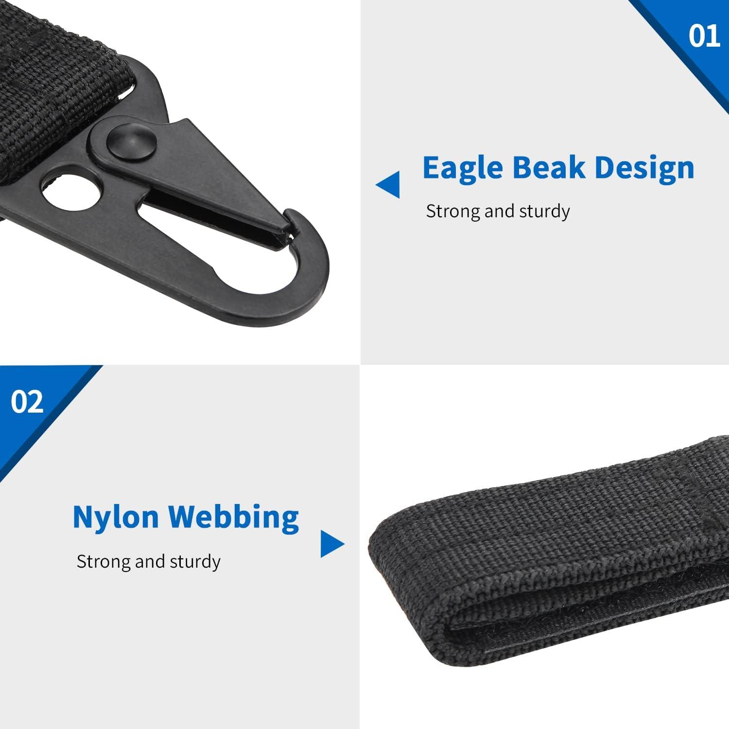 Belt Keepers with Tactical Gear Clip | Law Enforcement Nylon Duty Belt ...