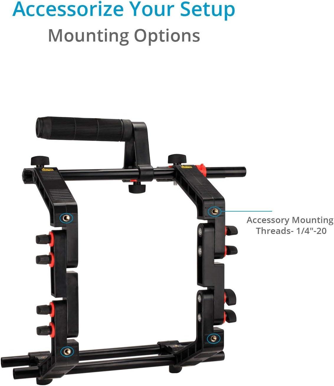 Filmcity DSLR Camera Shoulder Support Rig Kit with Cage & Matte Box ...