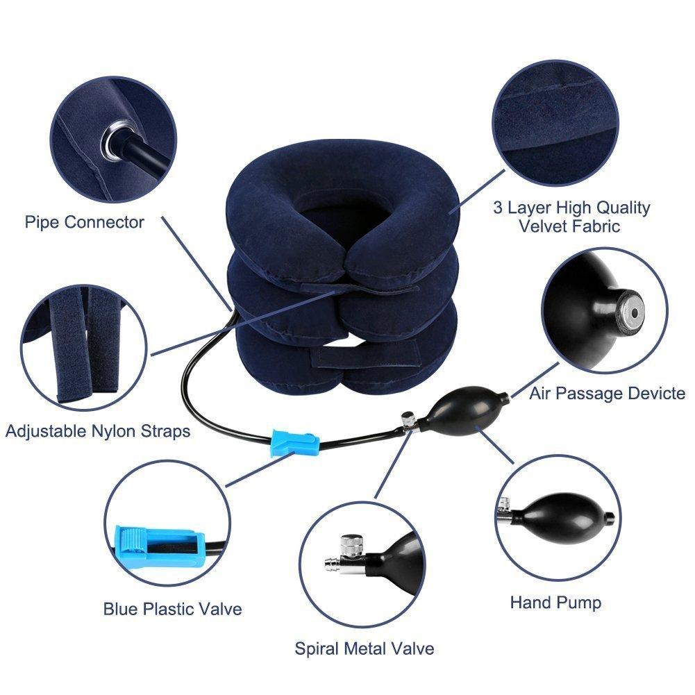 Inflatable Cervical Neck Traction Device for Chronic Pain Relief ...