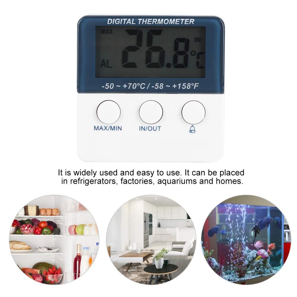 Electronic Mini Temperature Display - Digital Thermometer Alarm for ...