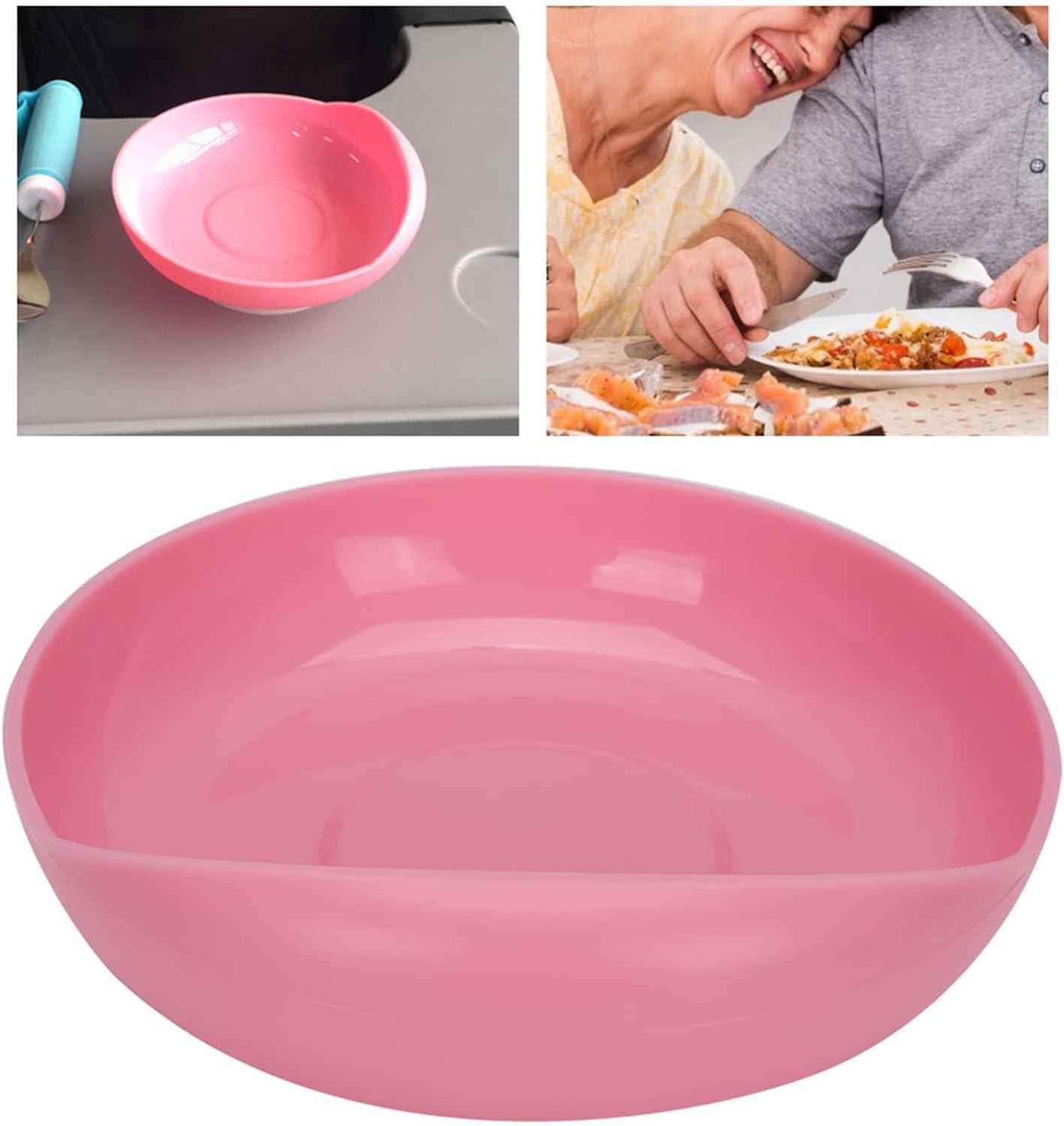 Spillproof Scoop Plate with Suction Cup Base - High Low Adaptive Bowl ...