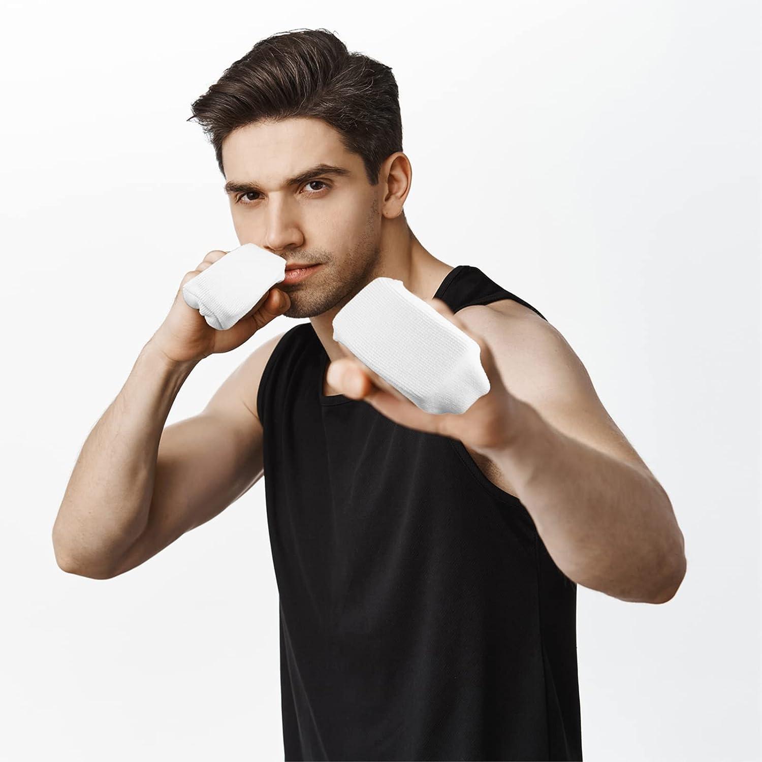 Sunnyray 4 Pairs Knuckle Guards for Boxing Gel Hand Guard - Black and ...