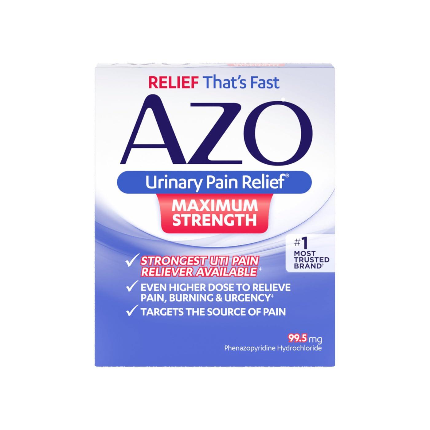 AZO Max Blistered Tablets 12 tab - Fast UTI Relief