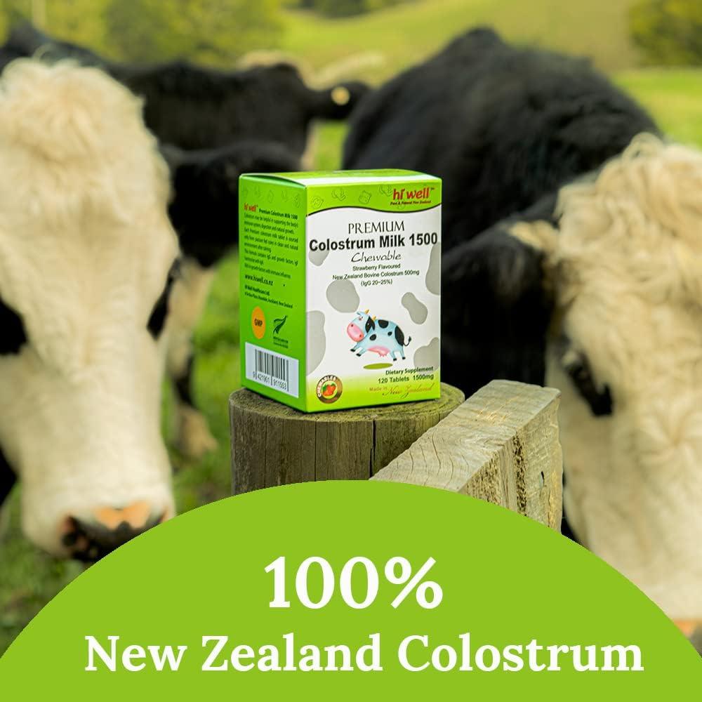 Hi Well Premium Grass-Fed Colostrum Milk 1500 - 120 Tablets | Buy Now ...