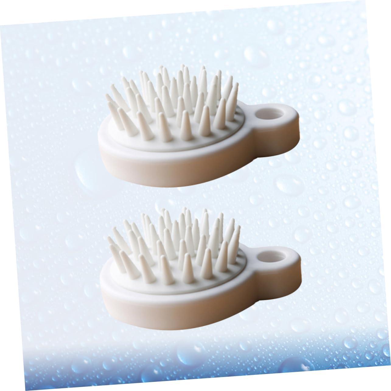 Beaupretty 6-Pack Silicone Luffa Back Scrubber & Razor Head Massager ...