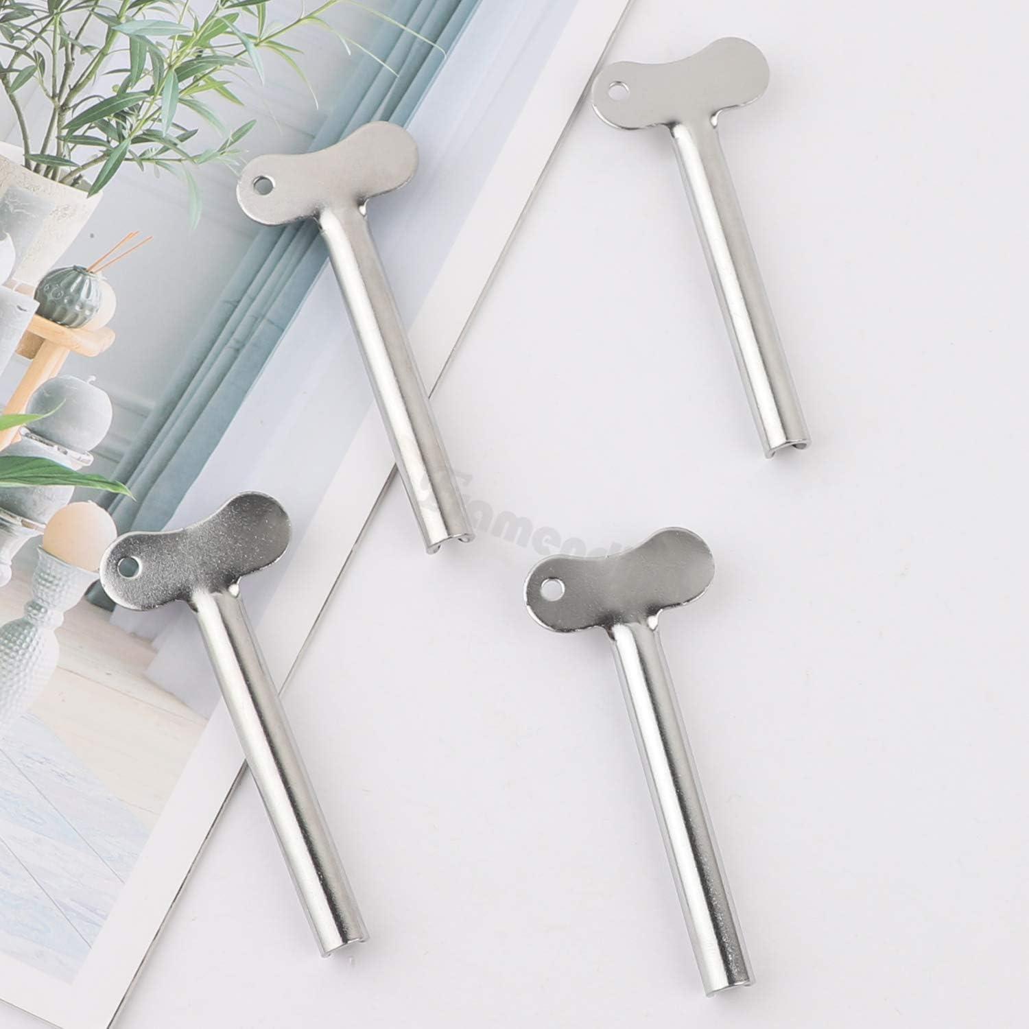 10 Pack Stainless Steel Tube Squeezer Keys for Toothpaste & Cosmetics ...