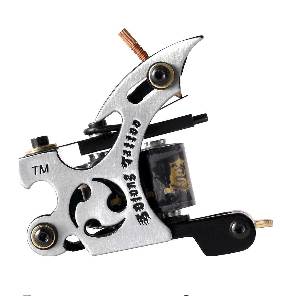 Solong Tattoo Starter Kit: 4 Pro Machine Guns, 28 Inks, Power Supply ...