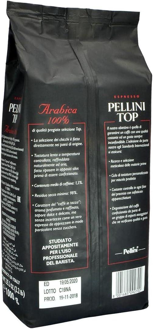 Pellini Top 100% Arabica - Whole Coffee Beans 1 kg | Buy Now with ...
