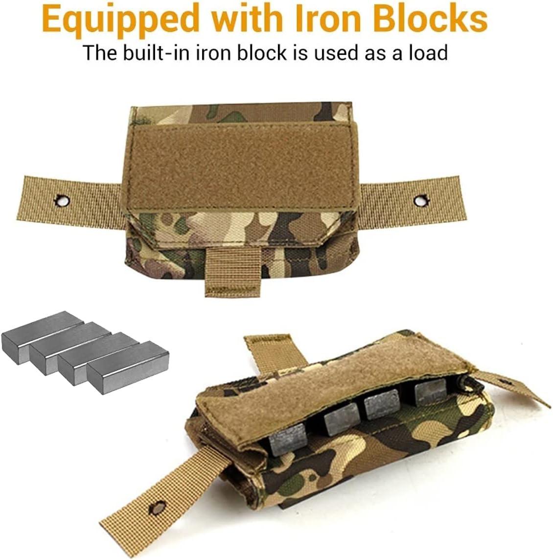 Airsoft Helmet Counterbalance Weight Bag Tactical Helmet Counterweight ...