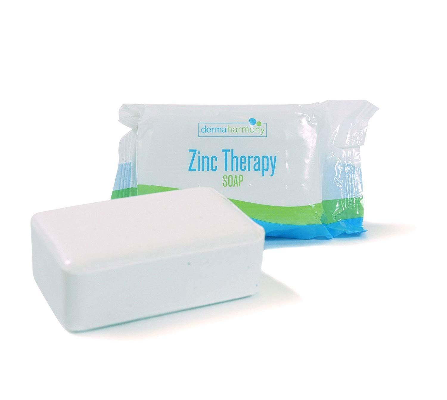 DermaHarmony 2% Pyrithione Zinc (ZnP) Bar Soap 4 oz - For Seborrheic ...