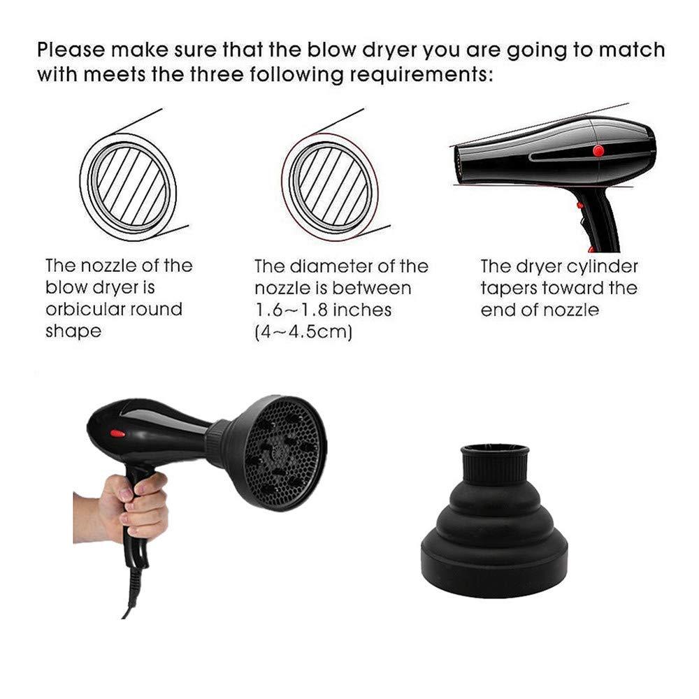 Collapsible Portable Hair Diffuser Attachment for Curly Hair - Salon ...