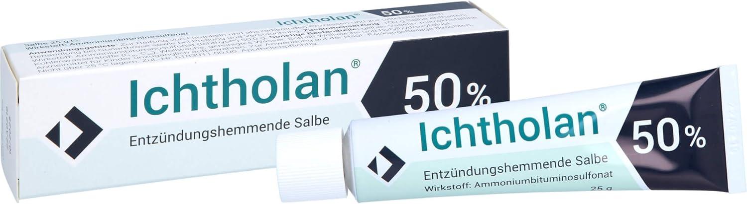 Ichtholan 50% Ointment - Anti-Inflammatory & Antibacterial Skin ...