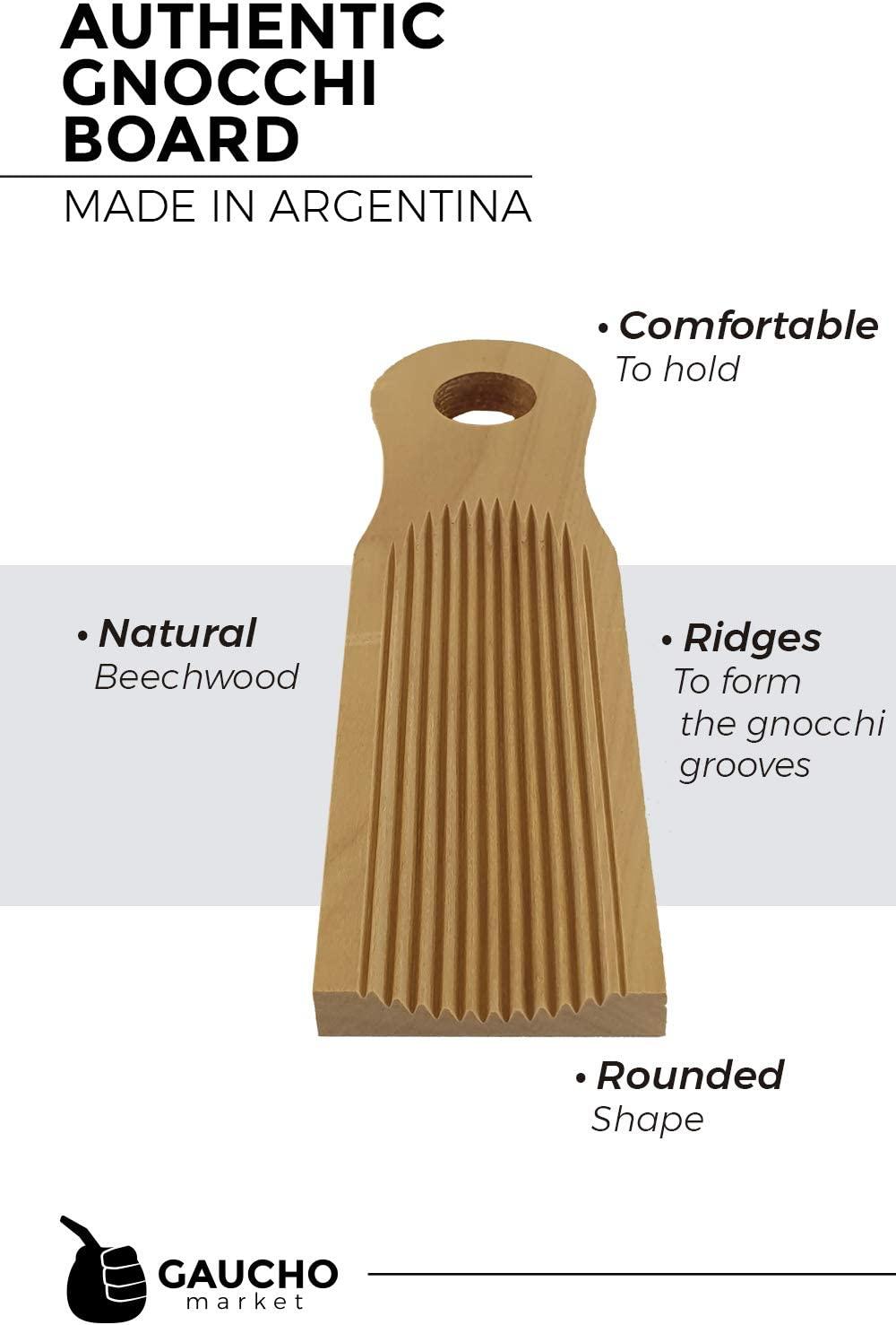 Rounded Gnocchi Board for Handmaking Italian Pasta - Easy to Use and ...