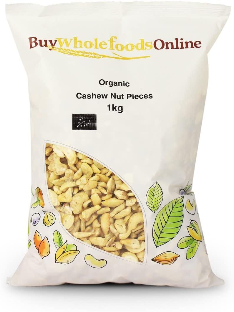 Organic Cashew Nut Pieces 1kg (BWFO) | Buy Now with Express ...
