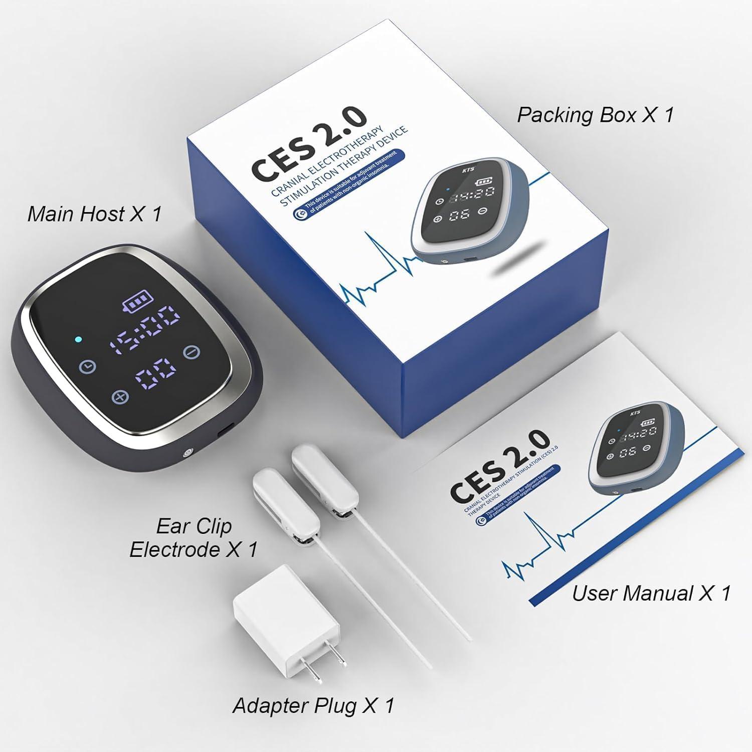 LaseLocks Vagus Nerve Stimulation Device with Ear Clips Alpha Wave ...