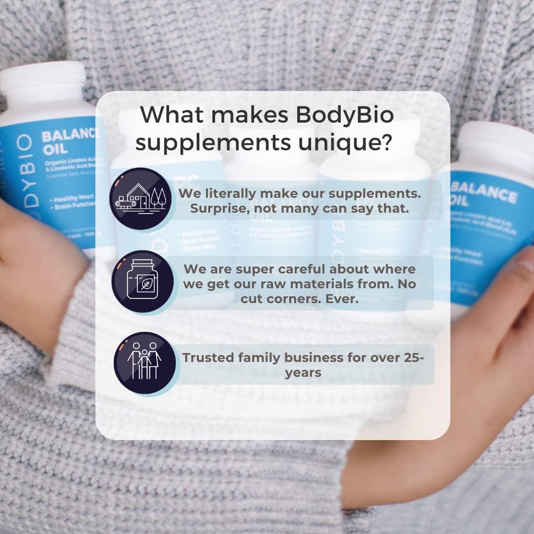 BodyBio Liposomal Glutathione - Powerful Antioxidant for Detox & Immune ...