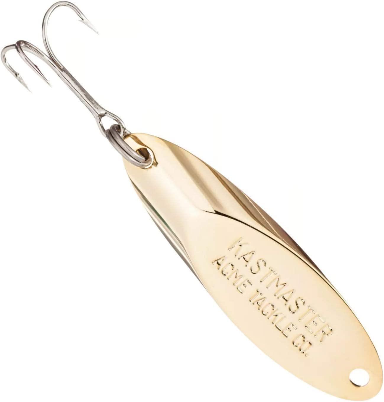Acme Kastmaster Fishing Lure 1/4 oz. Gold - Balanced & Aerodynamic for ...