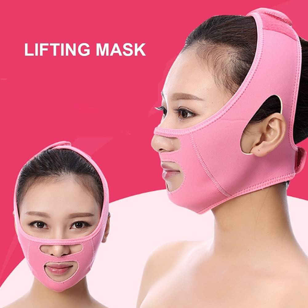 Double Chin Reducer & Jawline Shaper Bandage - V-shaped Face Slimming ...