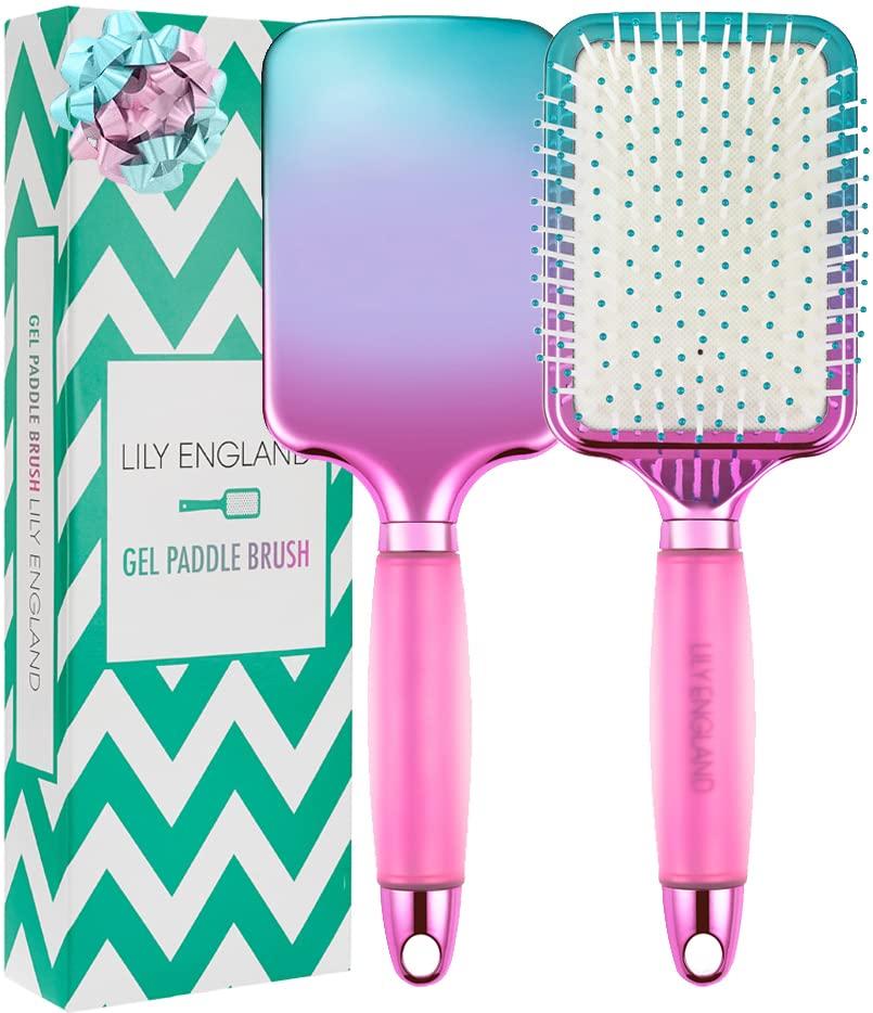 Unicorn & Mermaid Hair Brush | Paddle Detangling Brush for Women by ...
