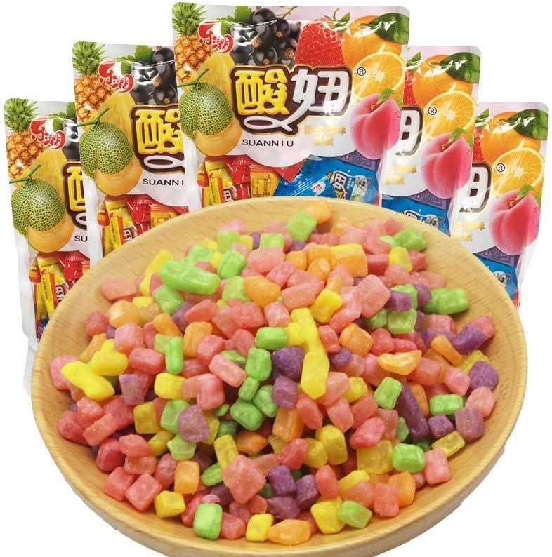 Sour girl gummies fruit gummies loose candies Chinese snacks Chinese ...