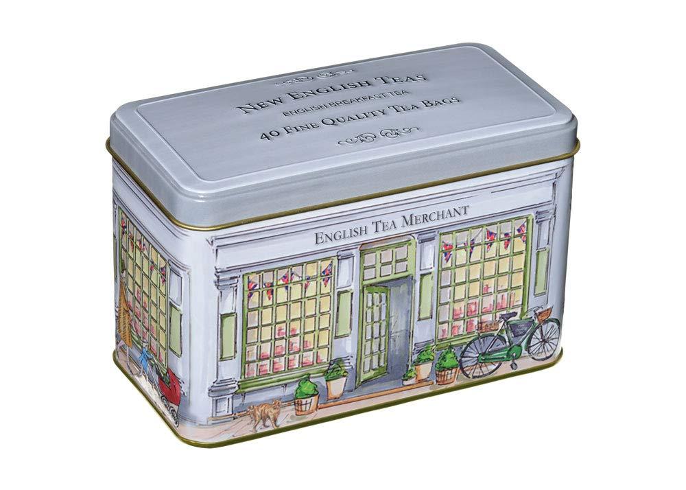 Vintage English Tea Merchants Tea Tin + 40 English Breakfast Teabags ...