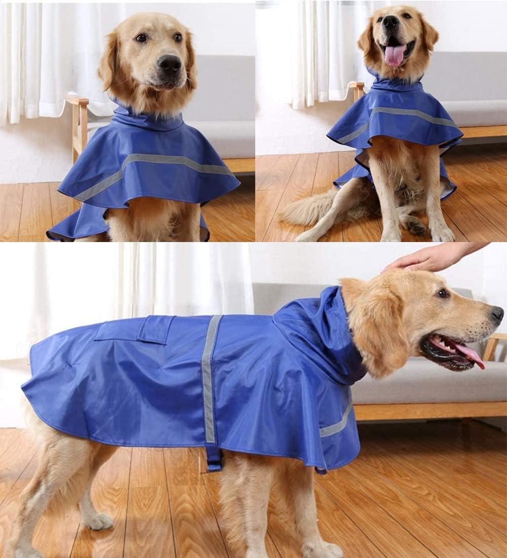 Ocsoso Dog Coat - Adjustable Rain Jacket with Hood for Small & Medium ...