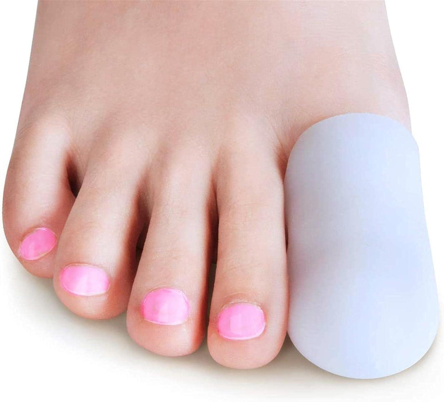 4 Gel Toe Caps Set for Big Toe | Blister & Callus Protection | Premium ...