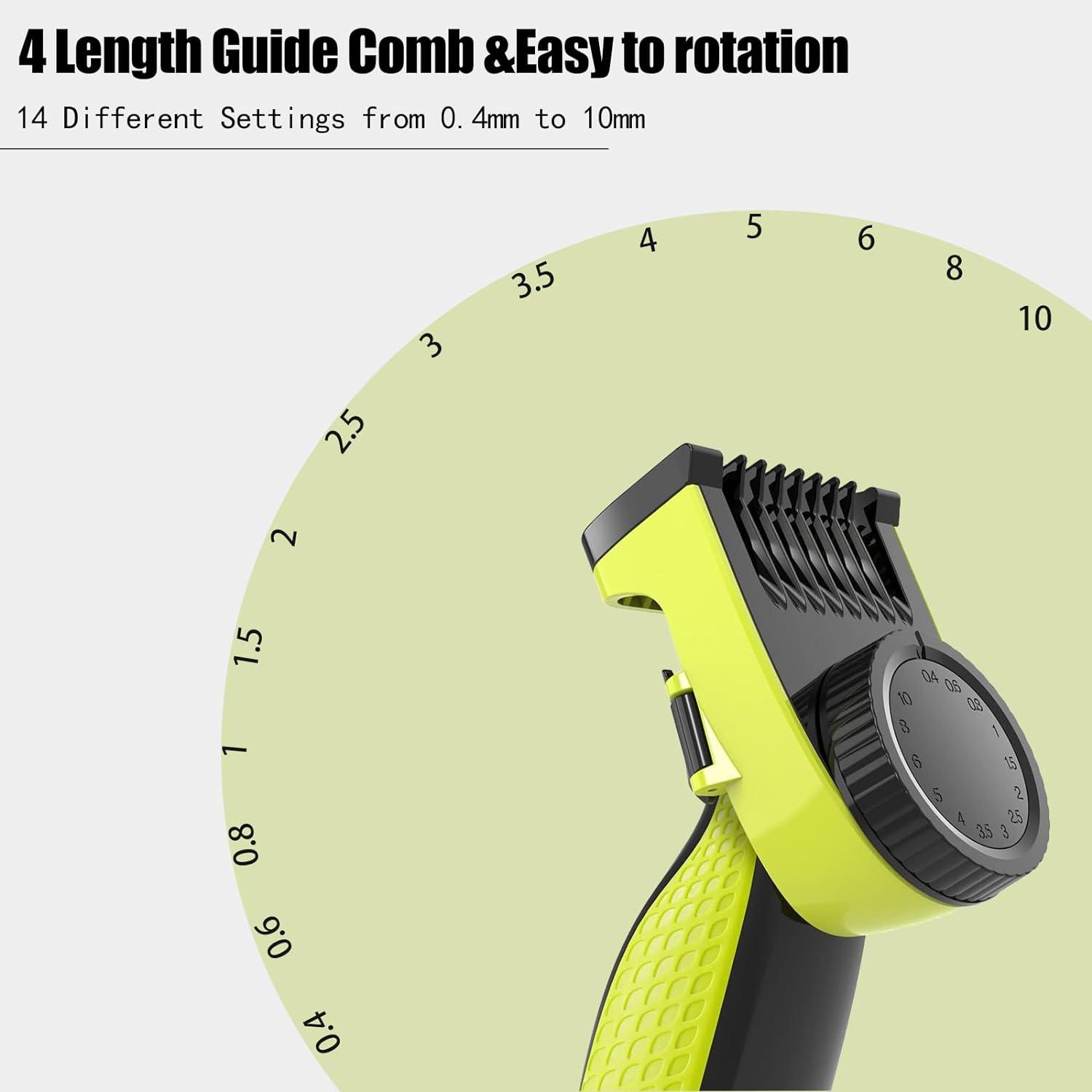 Guide Comb for One Blade Attachments 14-Length Precision Adjustable ...