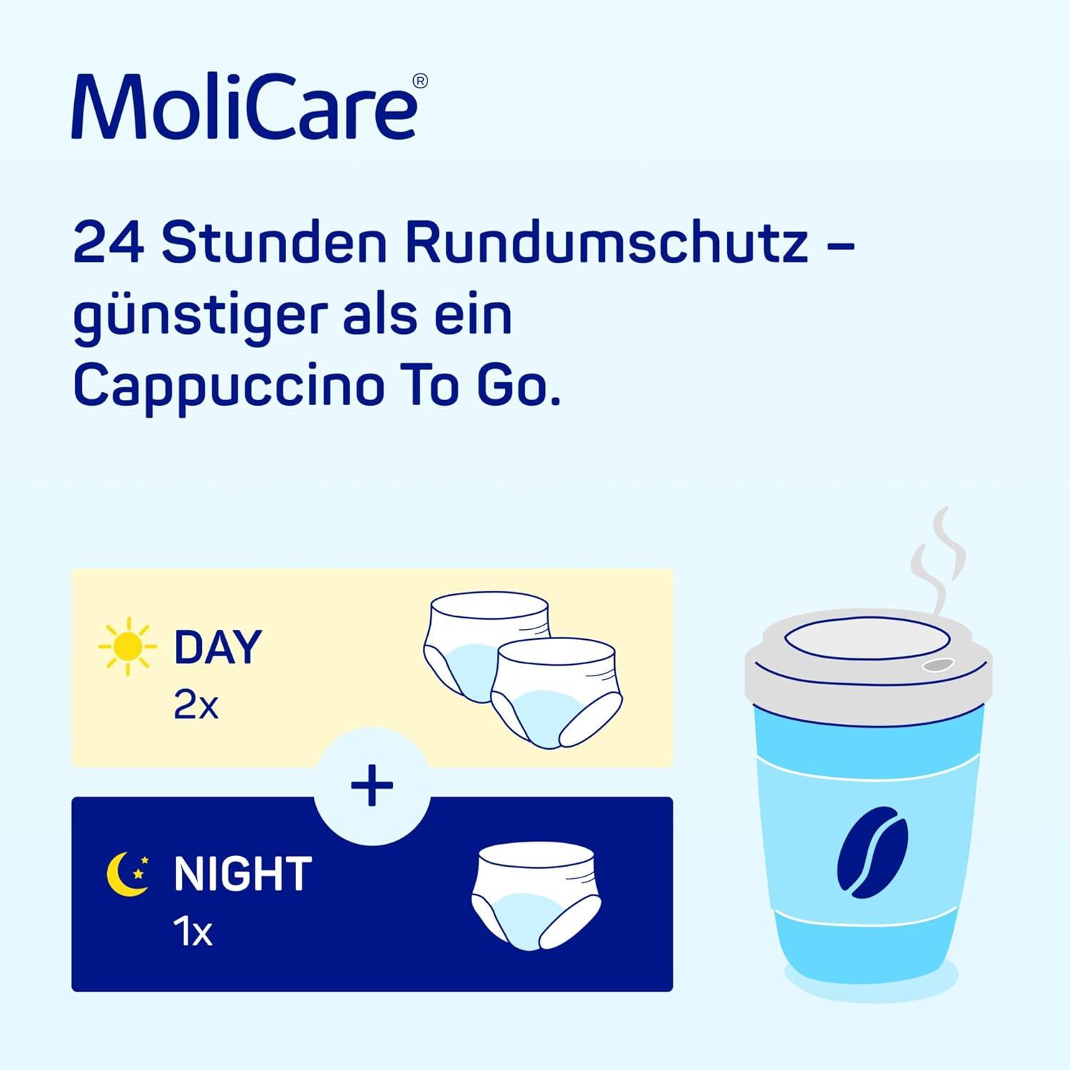 MoliCare Pants Night L - Incontinence Pants for Moderate Urinary ...