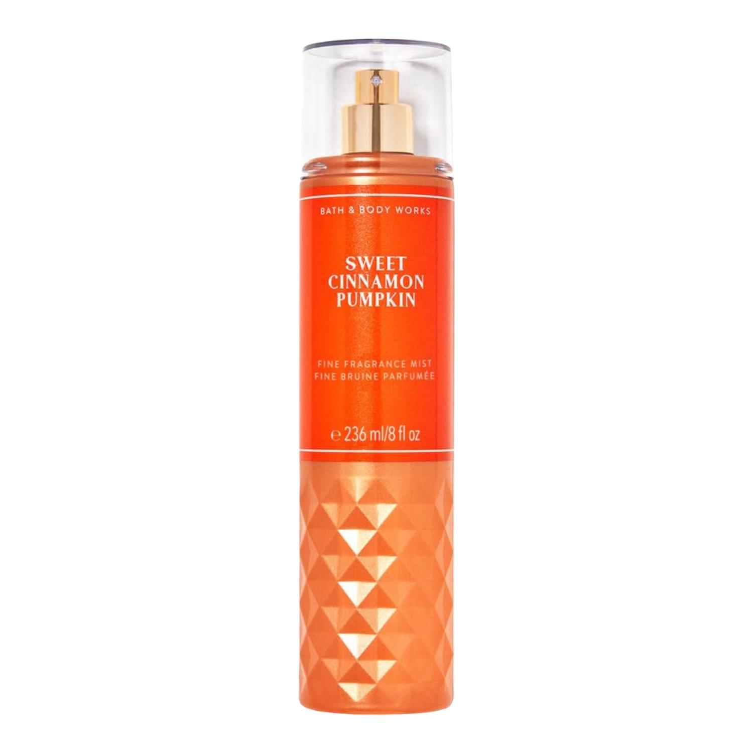 Bath & Body Works Fine Fragrance Body Spray Mist 8 fl oz / 236 mL (Sweet Cinnamon Pumpkin) | Buy ...
