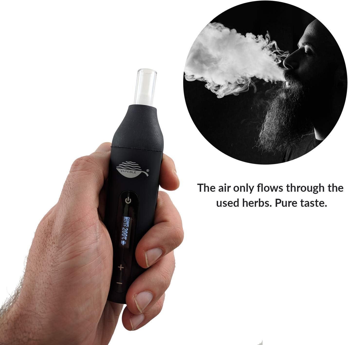 Vaporizer Vapreble Fog - Premium Glass Mouthpiece OLED Display ...