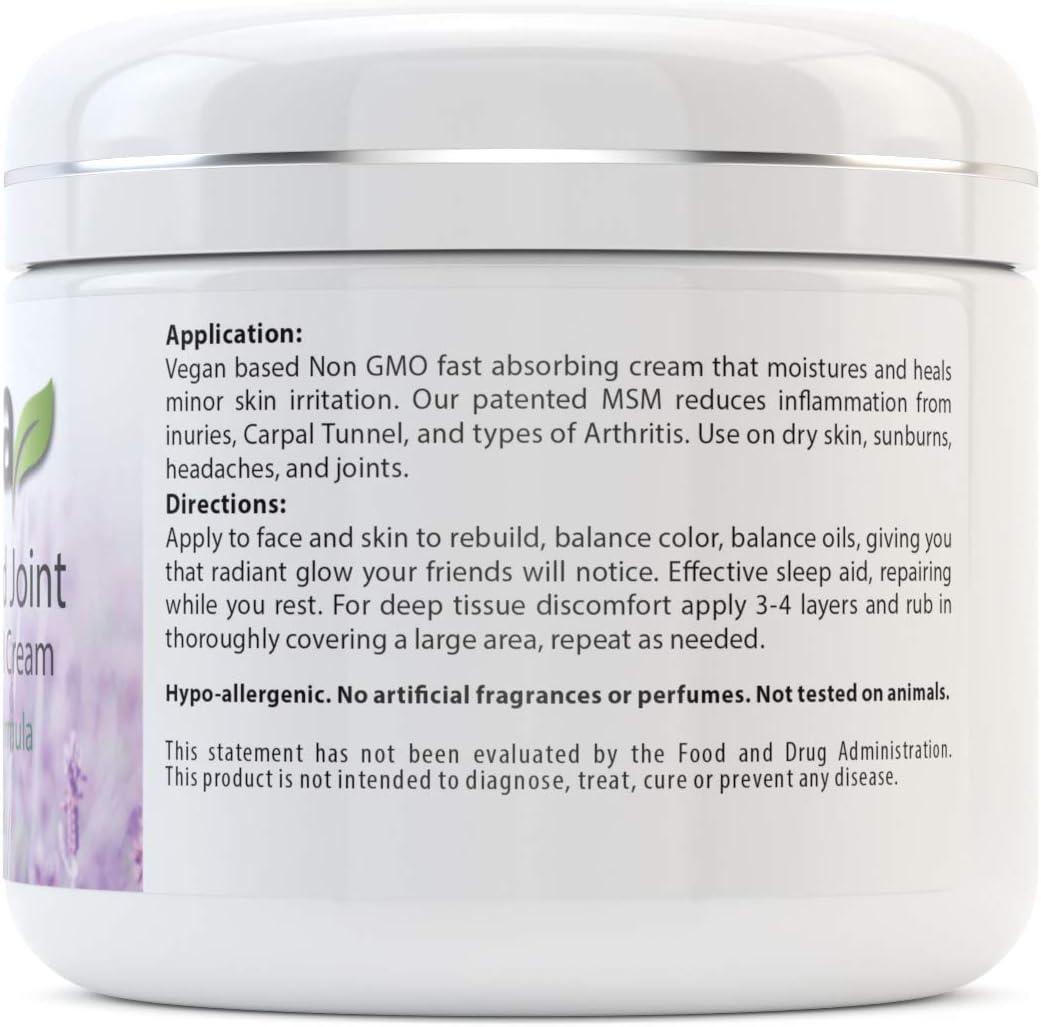 Nutra Health Face Skin & Joint Ultra Relief Cream 4 oz (120ml) Jar ...