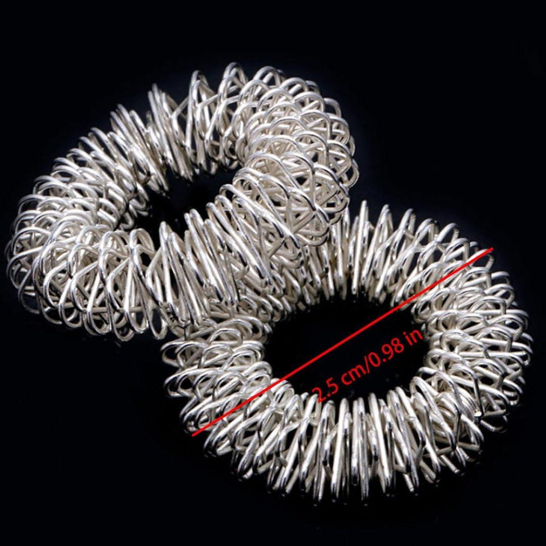 Finger Massage Rings - Sensory Hand Acupressure Therapy | Gold & Silver ...