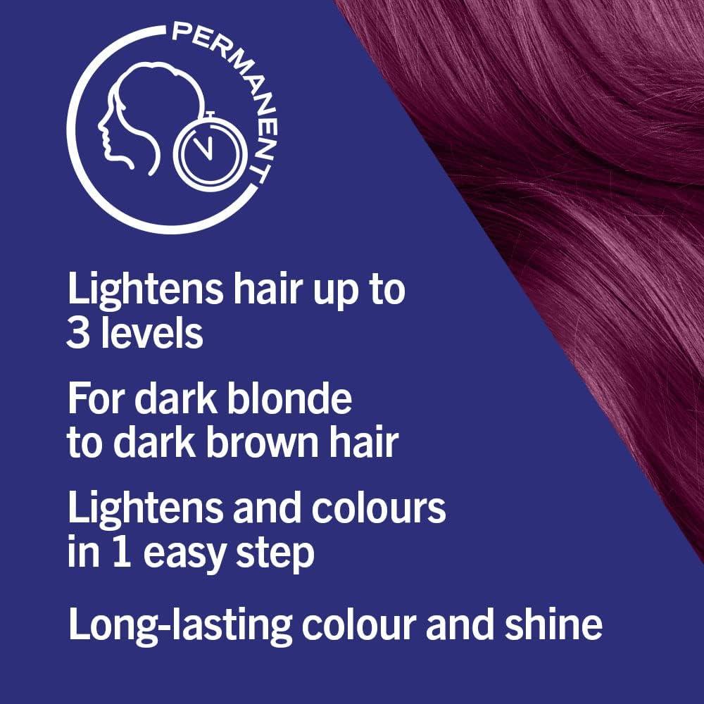 Schwarzkopf LIVE Colour + Lift Ultra Violet L76 Hair Dye - Permanent ...