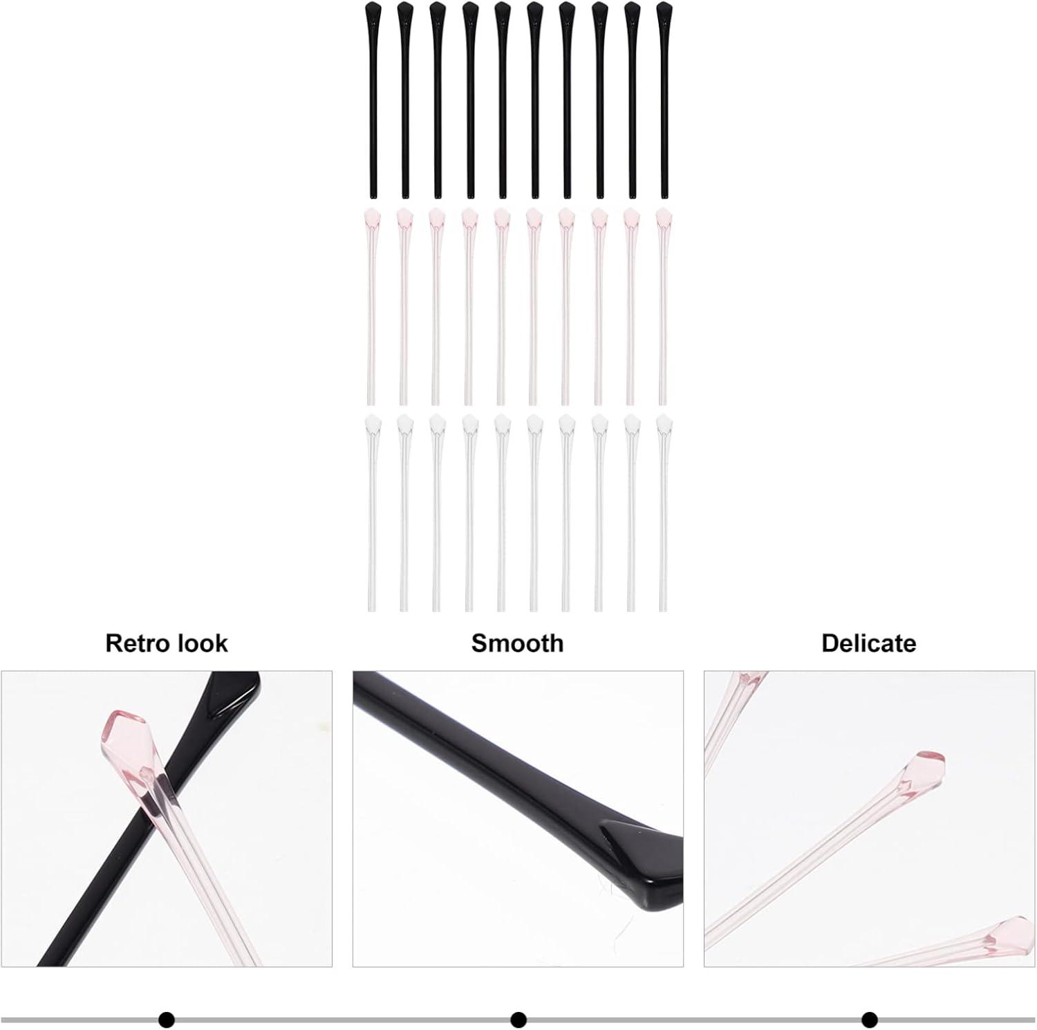 Exceart 15 Pairs Vintage Glasses Legs | Comfort Spectacle Holder ...