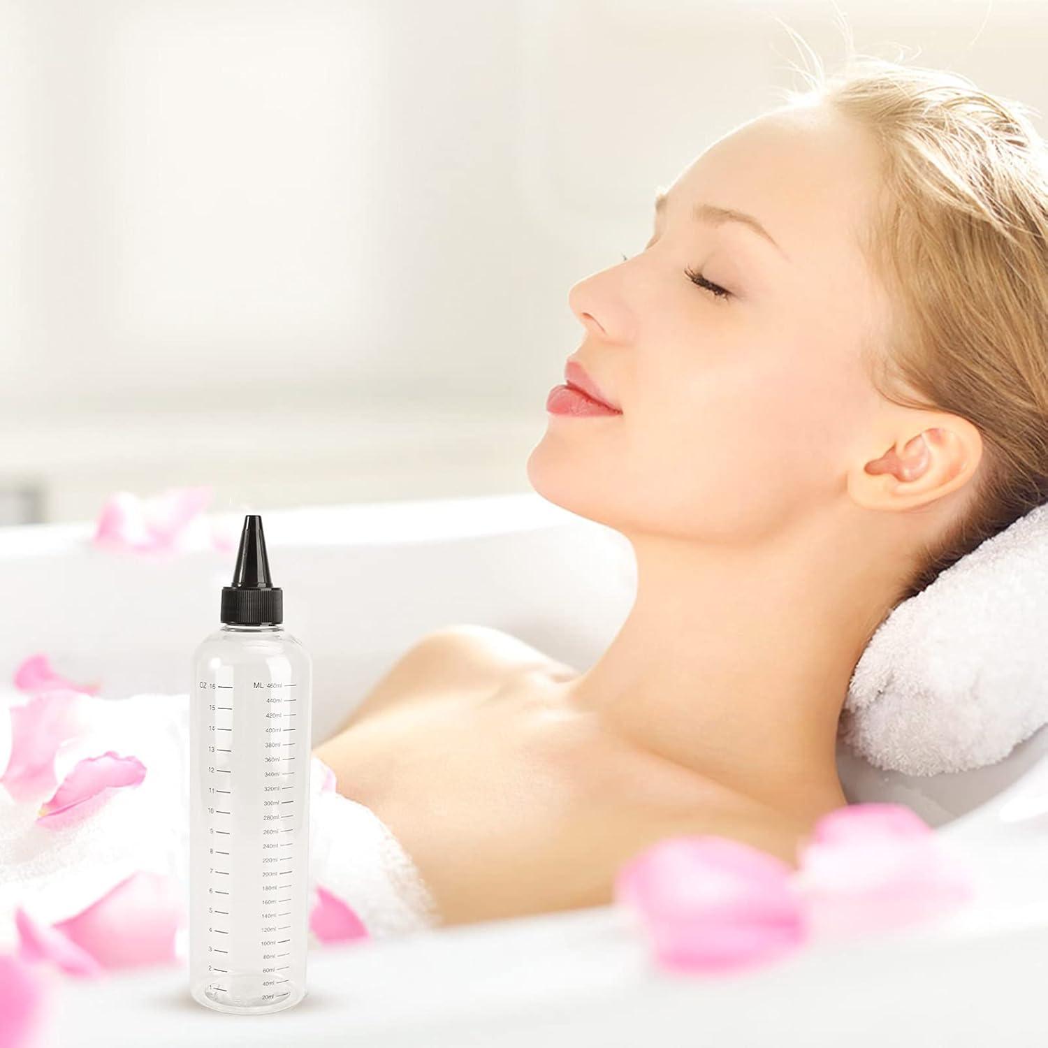 Lurrose 4 x 500ml Hair Color Bottles - Refillable Applicator with ...