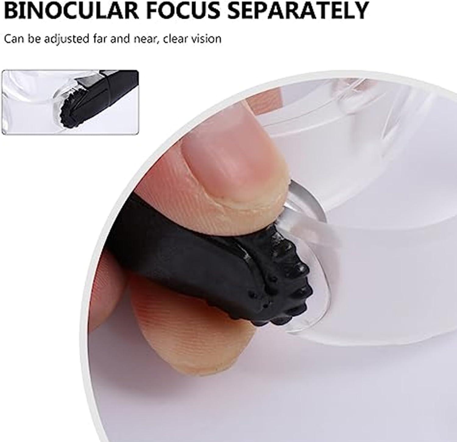 Magnifying Glasses Adjustable 4x Magnifying Eyewear Anti-glare Wearable ...
