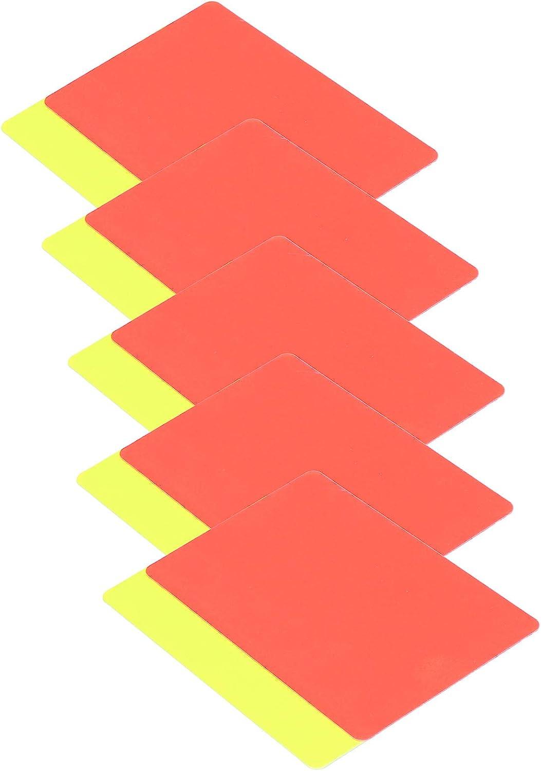 Estink Football Red and Yellow Card Set - Referee Tool for Matches in ...