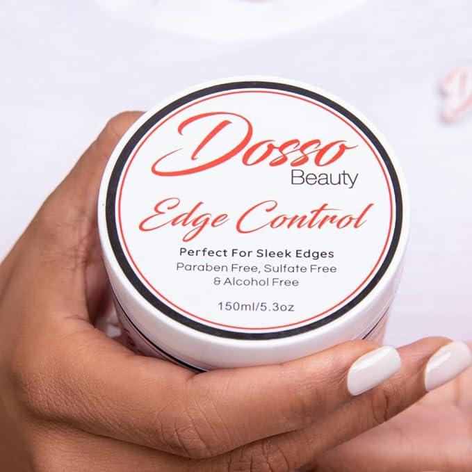 Dosso Beauty Organic Edge Control Hair Styling Gel, 5.3 oz, 48hr Hold ...