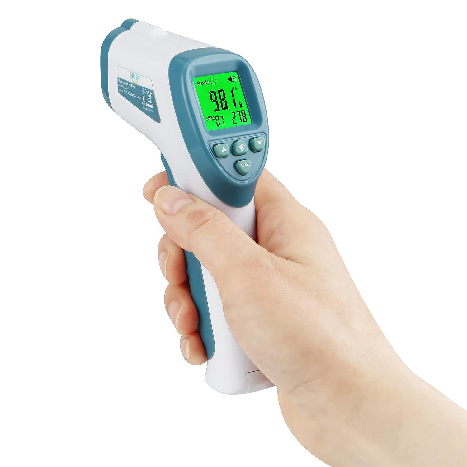 Elate Non Contact Digital Forehead Thermometer - Accurate Touchless ...
