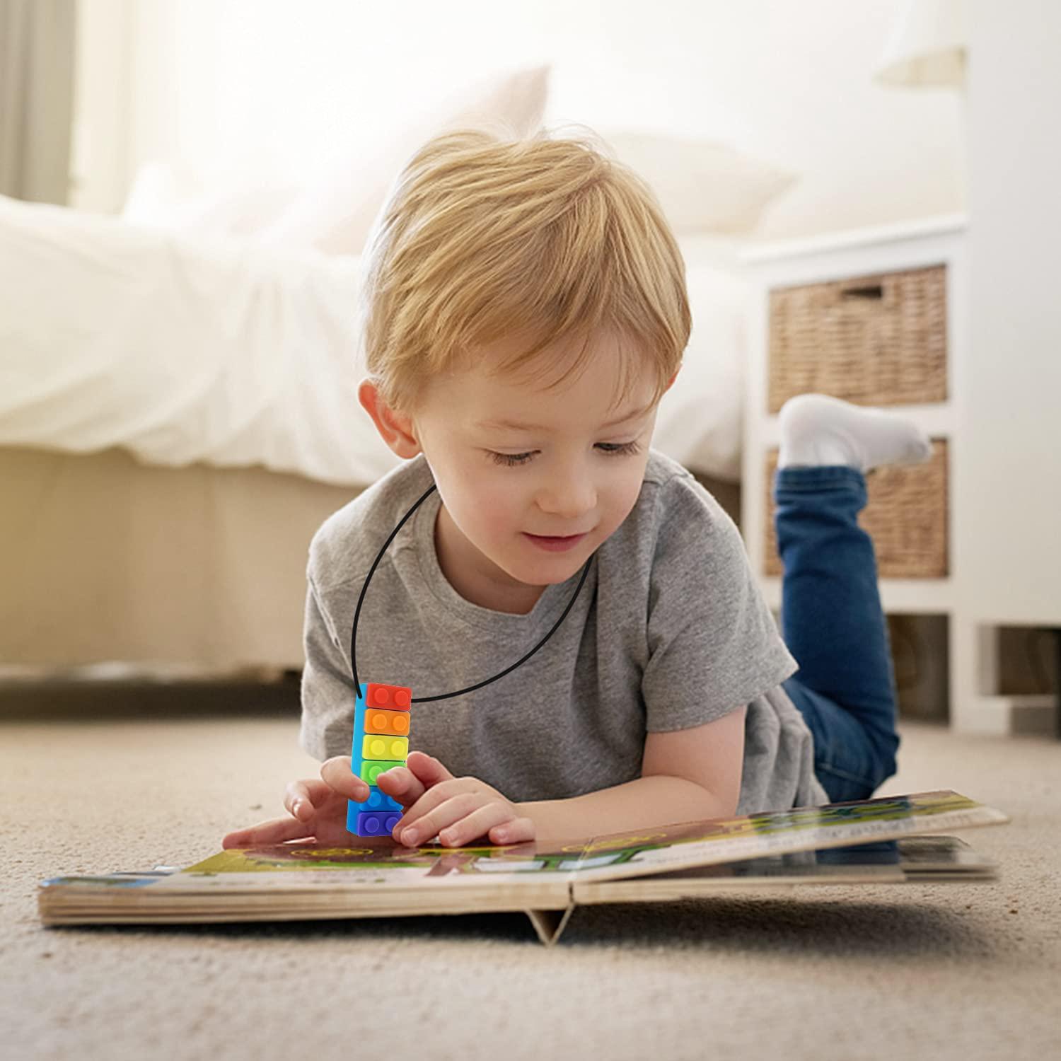 Rainbow Sensory Chewing Chain Set (4 Pieces) - Oral Motor Skills Autism ...