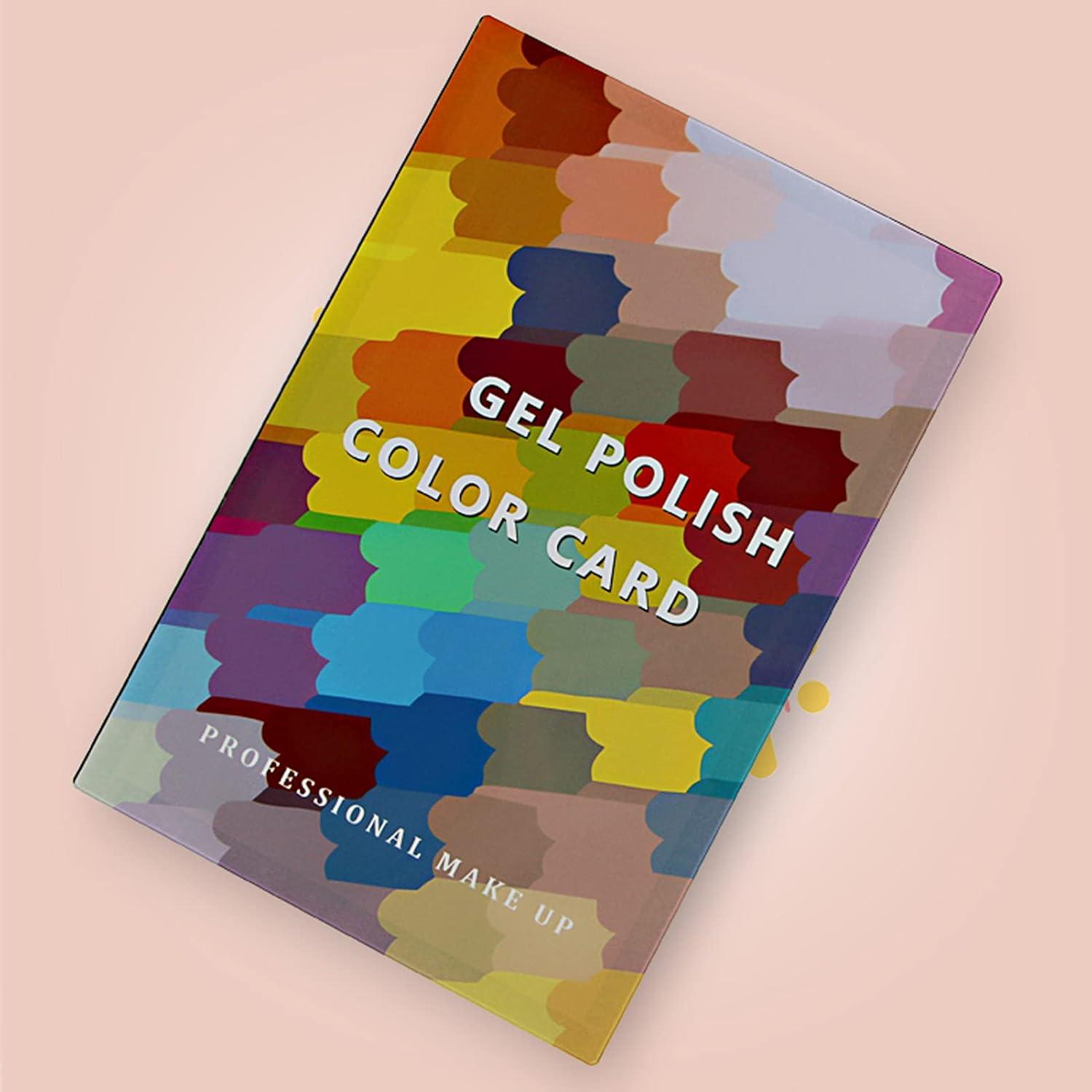 Nail Color Chart Book | Stylish Nail Polish Display for Salons ...