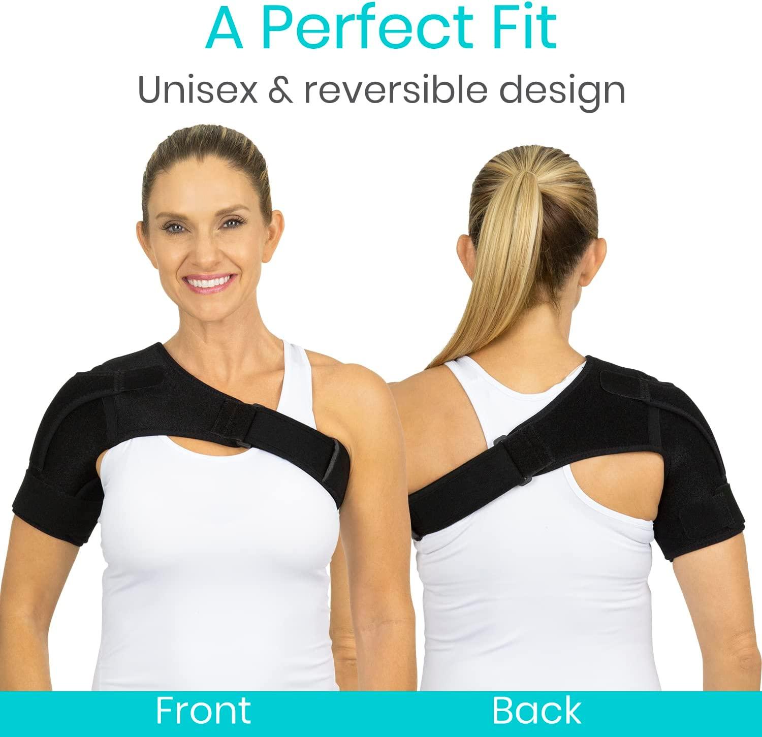 Vive Shoulder Stability Brace - Compression Support Sleeve for Rotator ...