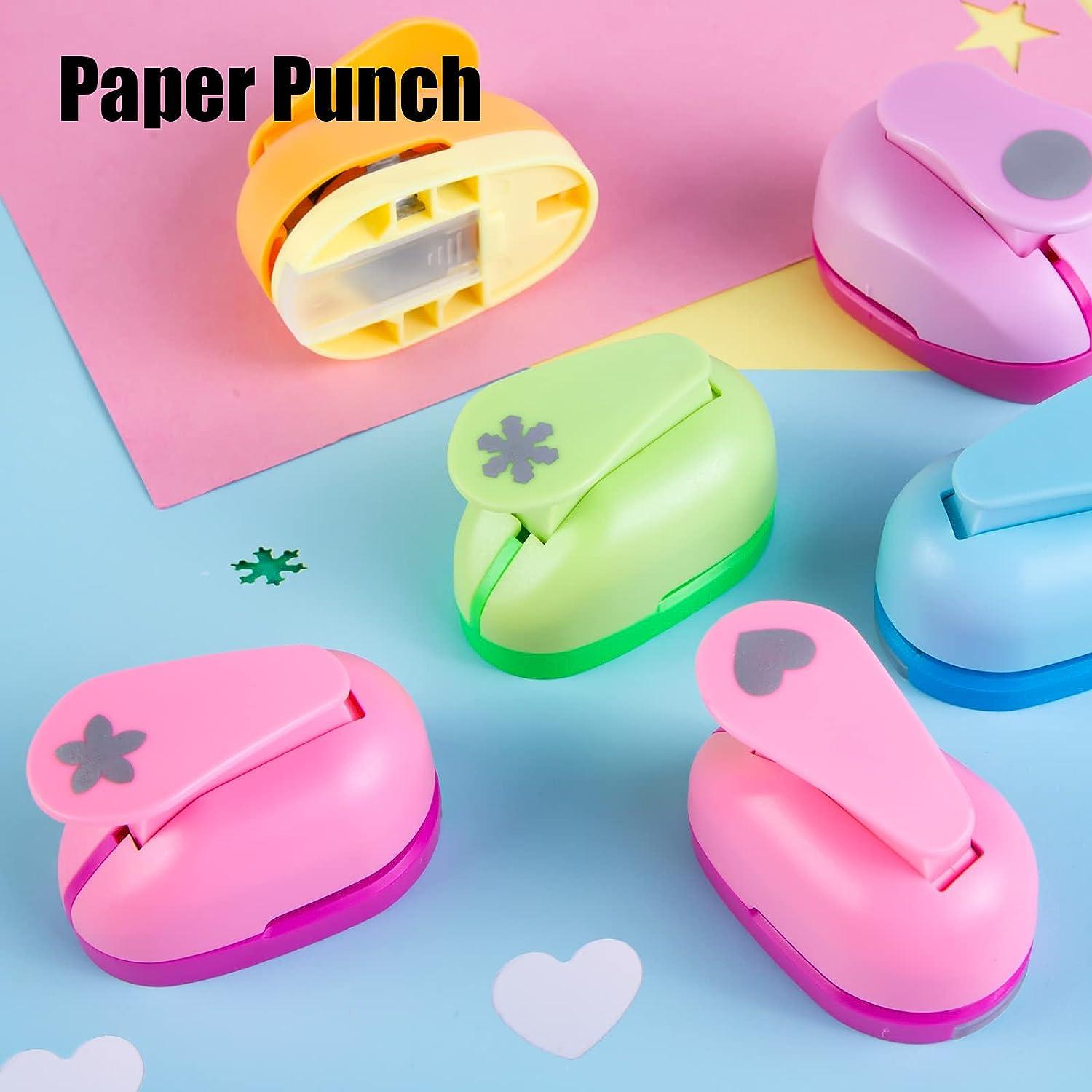 LoveInUSA Punch Craft Set - 6PCS Decorative Hole Punch Shapes for ...